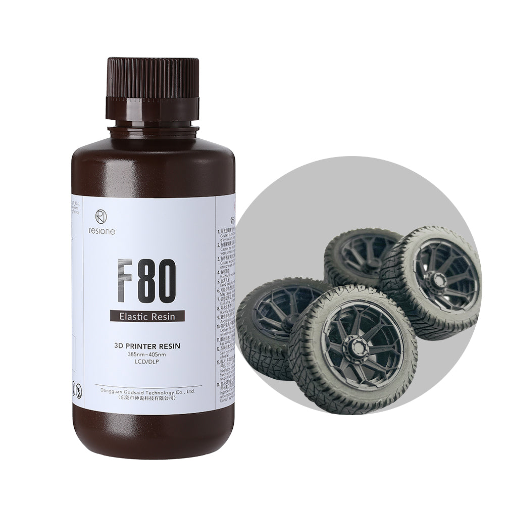 F80 Elastic 3D Printer Resin Black / Gingival-like – RESIONE